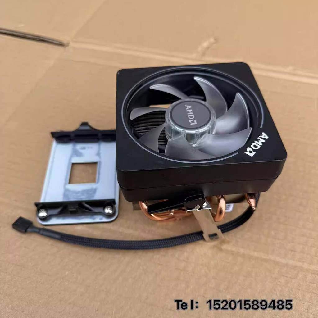 ☑♥ AMD Four Copper Pipes Ryzen R7 Original Cooler RGB Ghost Prism AM4 ...