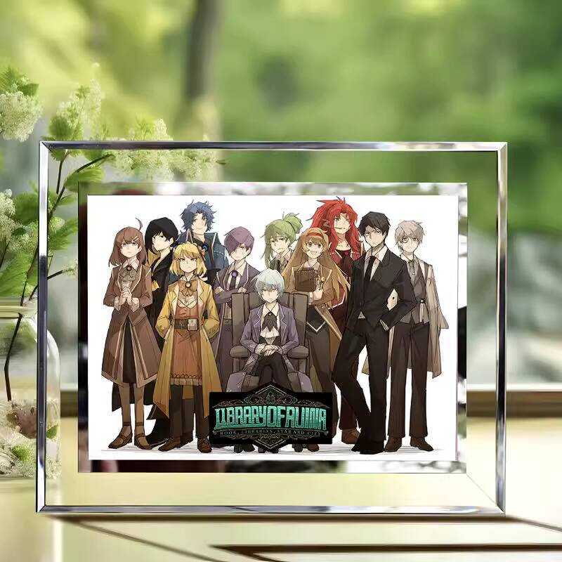 Ruins Library Official 2D Figurine Crystal Glass Photo Frame Room ...