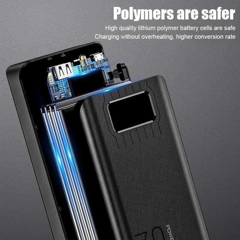 Bank Power 30000Mah/40000Mah External Battery USB QC Fast Charging ...