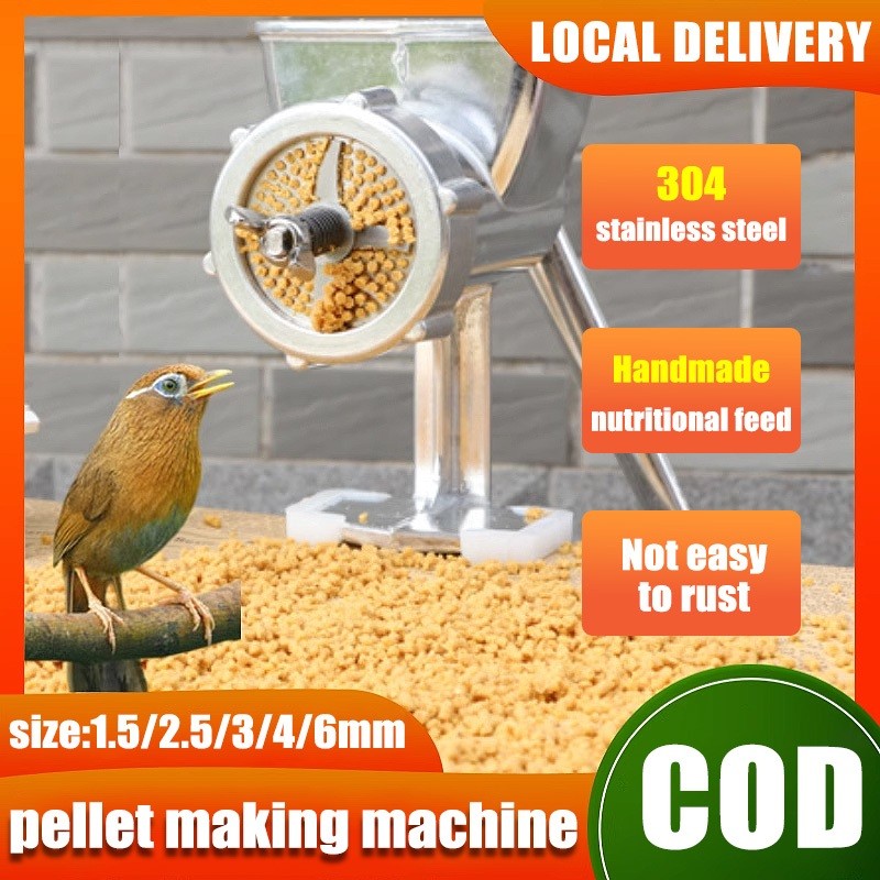 in stock! small-sized manual pelletizer machine feeds for pet Stainless ...