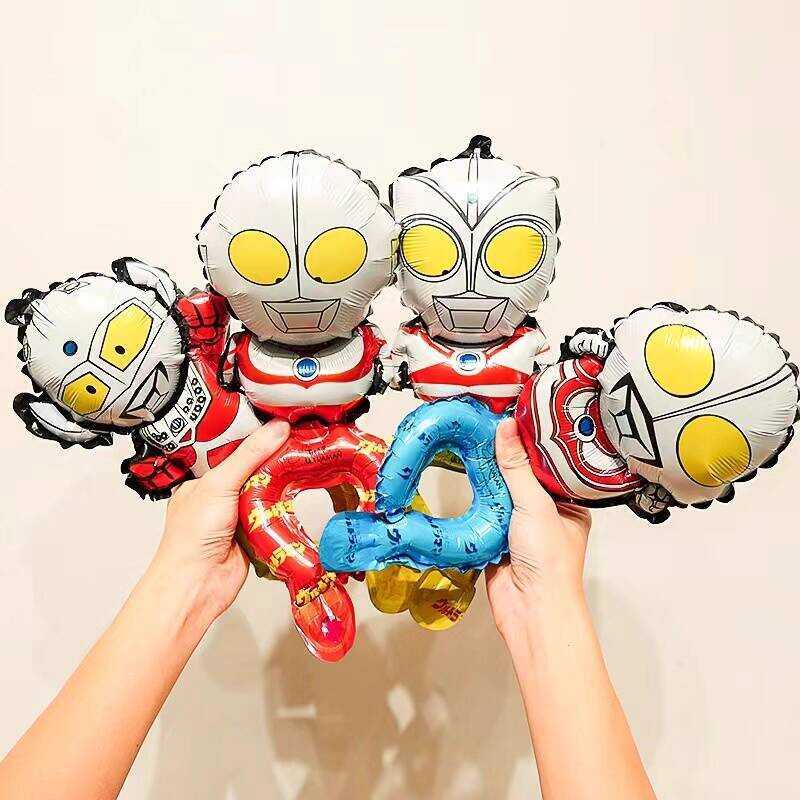 Cartoon Cartoon Ultraman Wrist Balloon Aluminum Film Wearing Hand Items ...