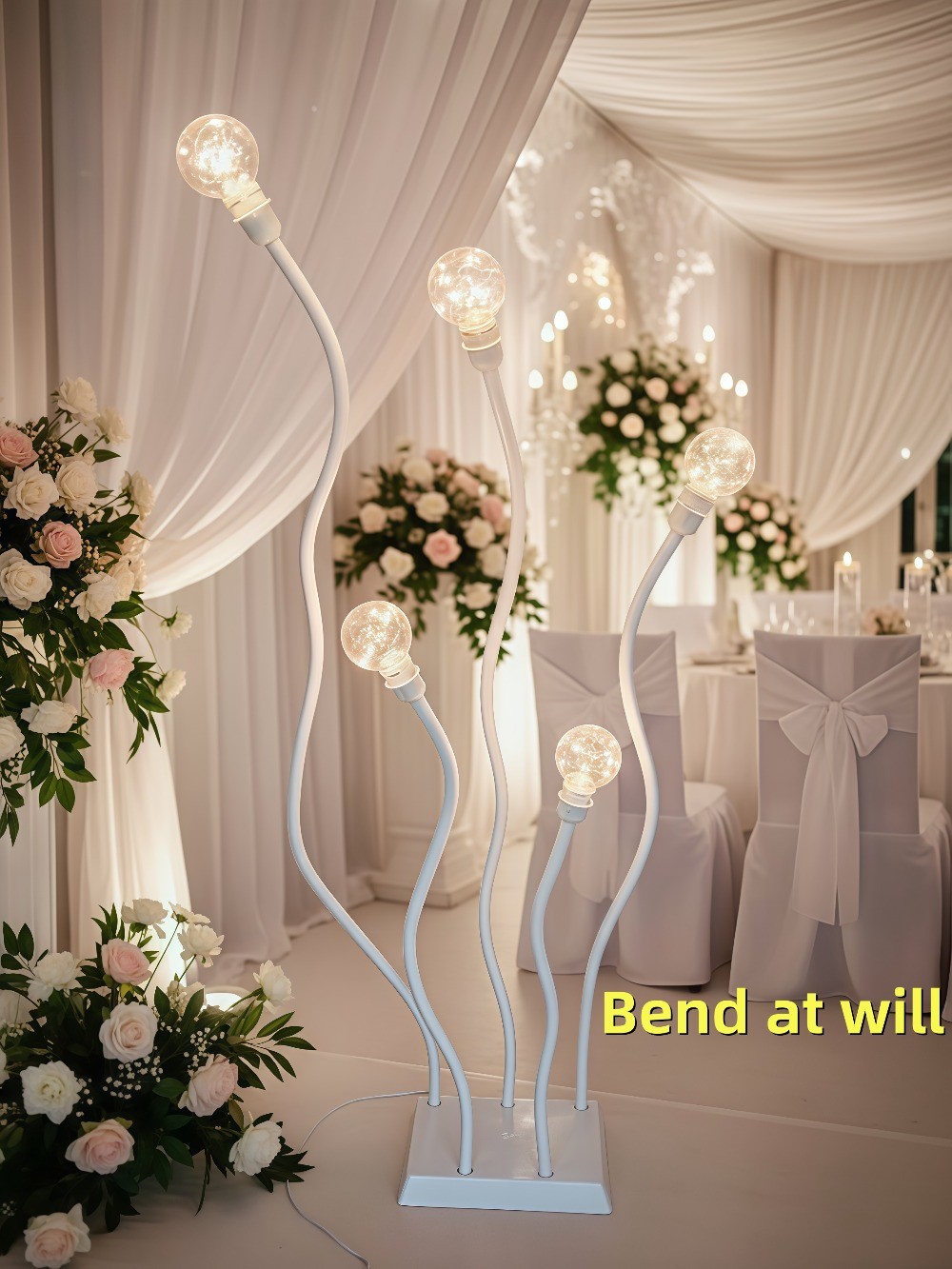 Fairy Lights （Christmas Lights）5-Heads LED Romantic Bendable Lights for ...