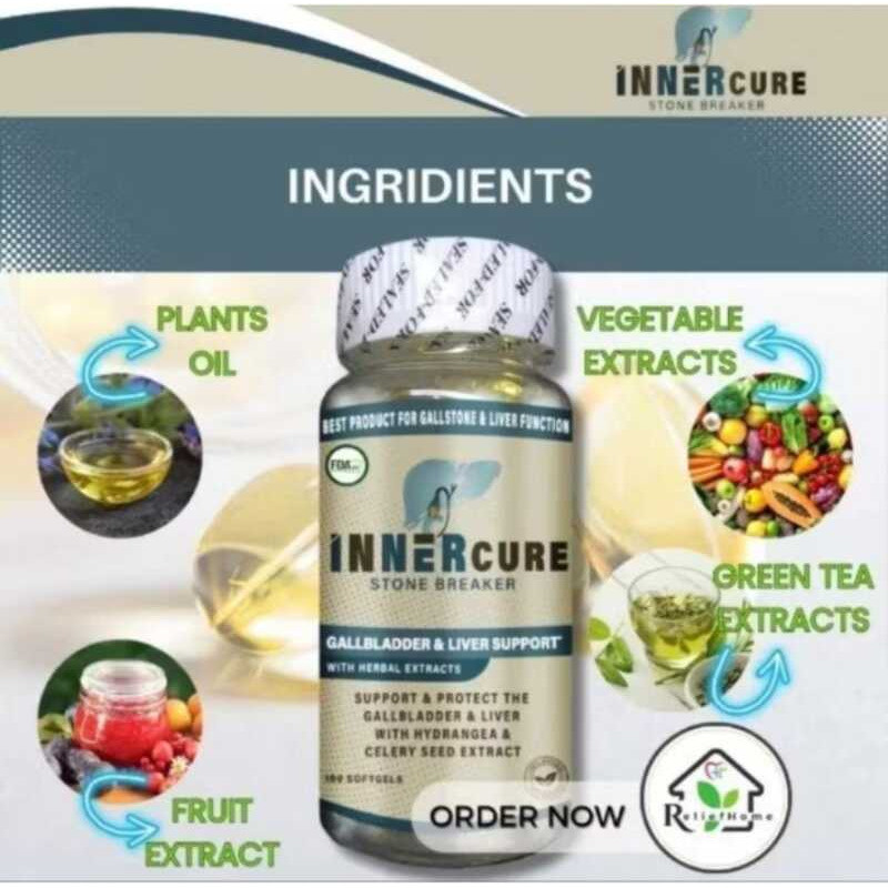 INNERCURE For Gallbladder Health Support 100 Softgels 3 | Shopee ...