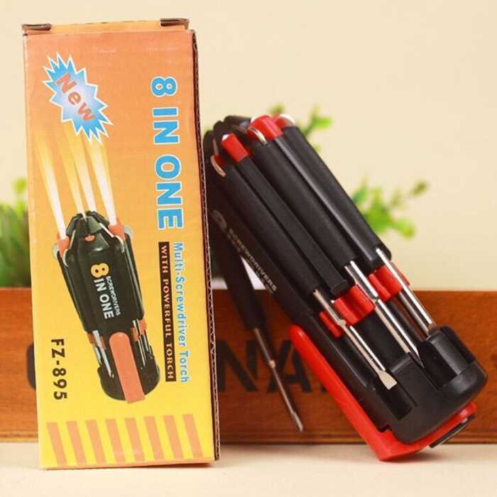 HTF 8 In 1 Professional Tools Multi-Mini Screwdriver Set Fad | Shopee ...