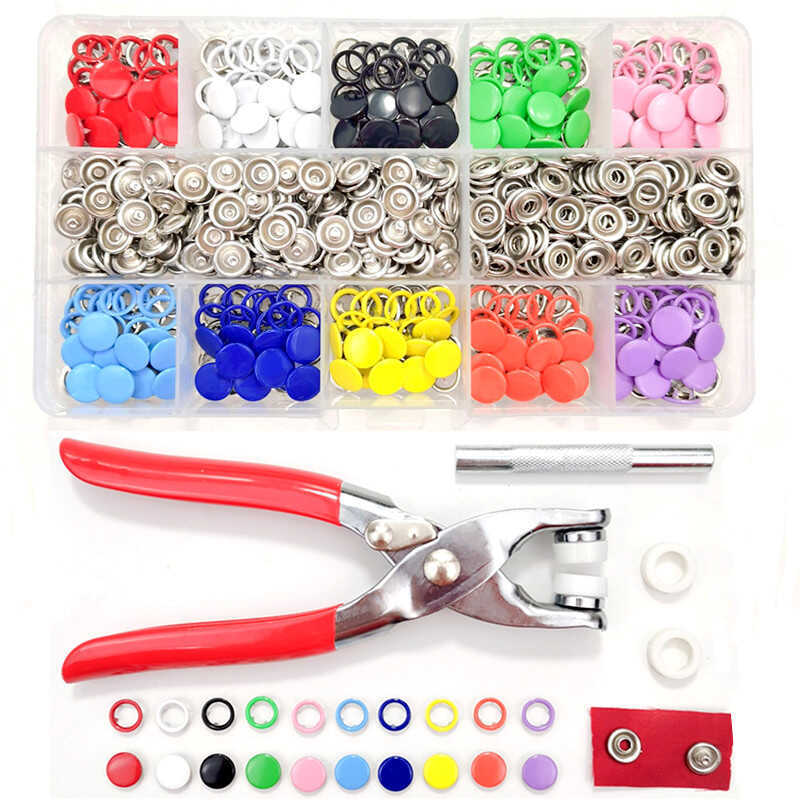Colorful Metal Children's Buttons Hollow Solid Snap No-Sew Five-Claw ...