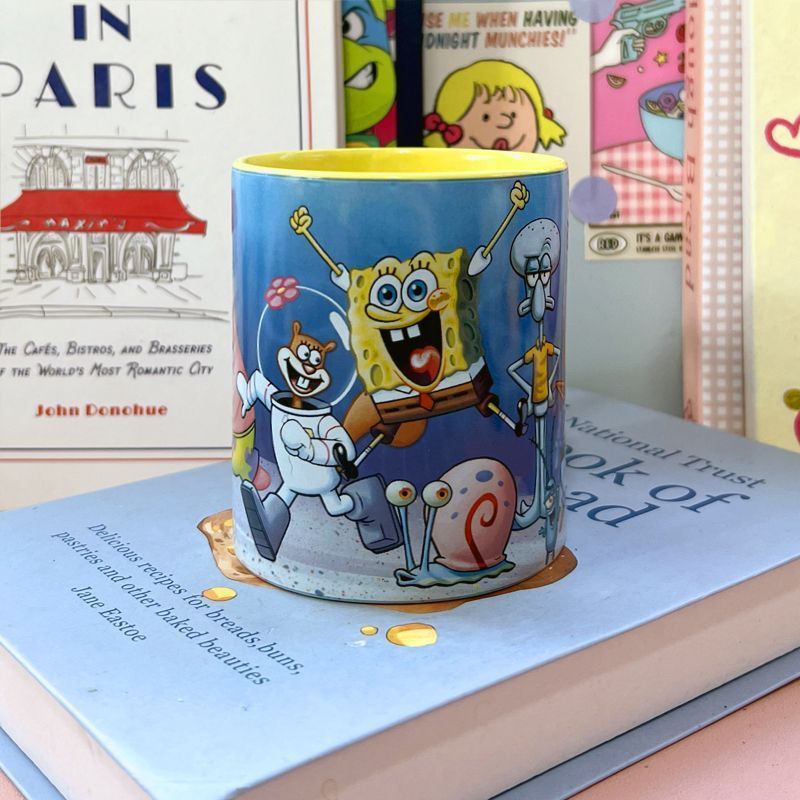 Cute Cartoon SpongeBob SquarePants Crab Boss Octopus Brother Pie Big ...
