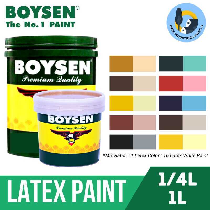 Boysen Paint Latex Color Full Tone 1/4L Or 1L Thalo Blue Green ...