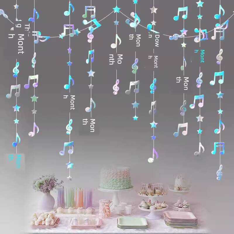 Kindergarten Music Theme Creative Classroom Hall Ceiling Hanging ...