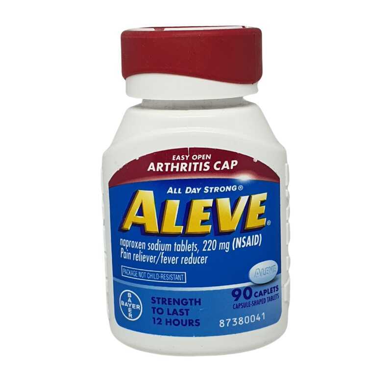 Aleve Arthritis Cap Sodium Tablets 200Mg 90 Caplets 4Fa | Shopee ...
