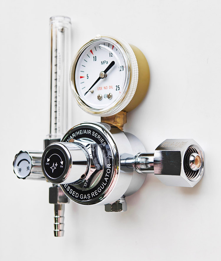 Exhaust Gas Detection Station Analyzer Pressure Reducer Meter Cylinder ...