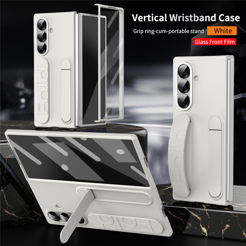 Wristband Foldable Stand Funda Case for Samsung Galaxy Z Fold 7 6 4 5 3 ...