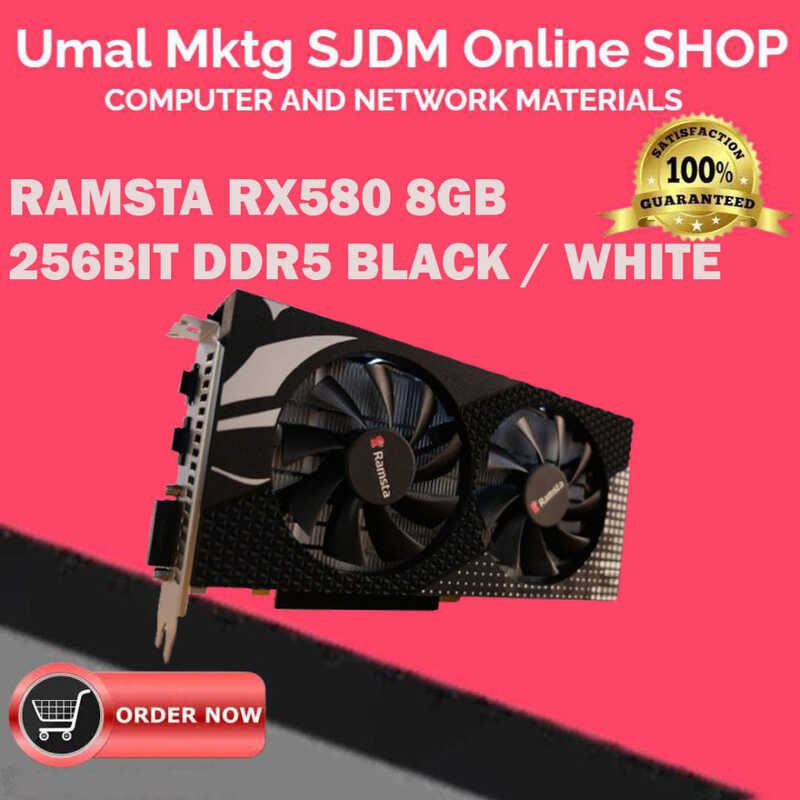CERVVO Radeon Rx580 White Edition 8Gb Gddr5 Dual Hdmi/Displayport GPU ...