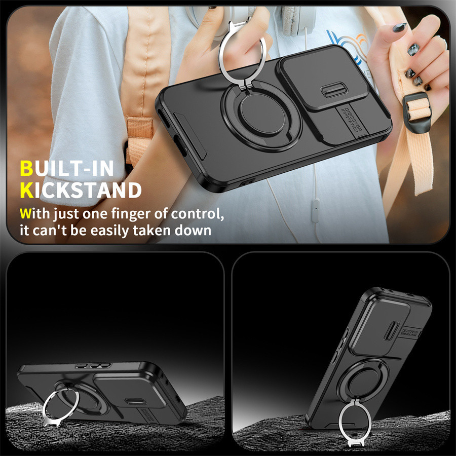 Magnetic Stand Shockproof Case for Honor 400 Pro 400 Lite X9C Smart X9B ...