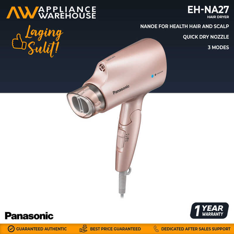 Panasonic Nanoe Hair Dryer Eh-Na27 (Rose Gold)[Appliance Warehouse] 3E1 ...