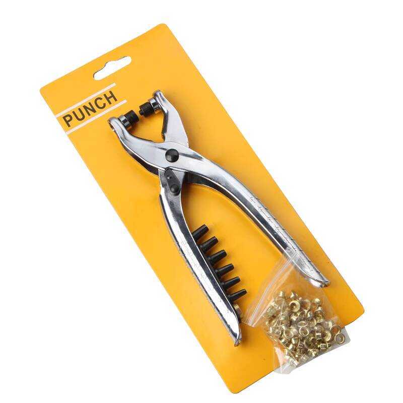Interchangeable Head Eyelet Multi-Functional Rivet Pliers Punch ...