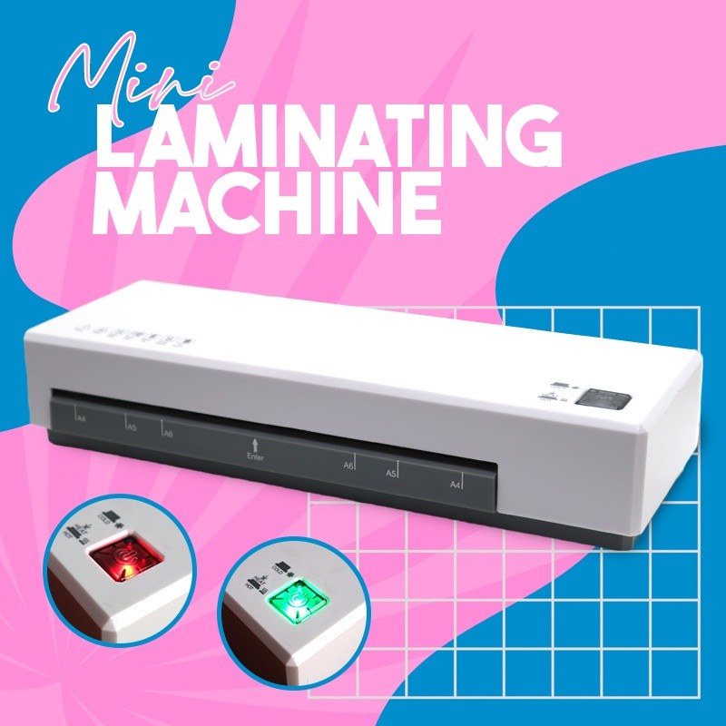 Mini Laminator A4 Size Laminating Machine Fast Pre-Heating | Shopee ...