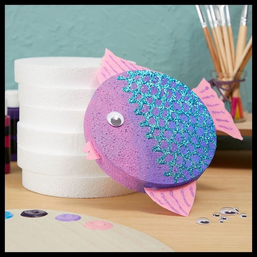 Styrofoam Circles, Arts and Crafts Supplies (3.5" x 1.5") 10 pcs per ...