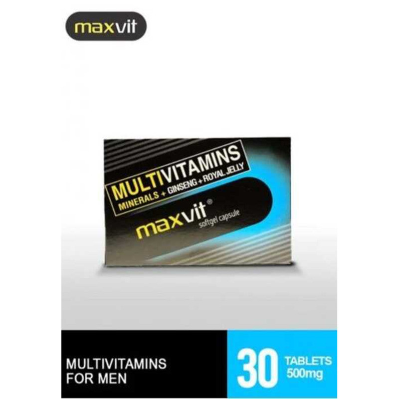 Maxvit Multivitamins For Men, 500Mg, 30 Softgel Capsule E75 3 | Shopee ...