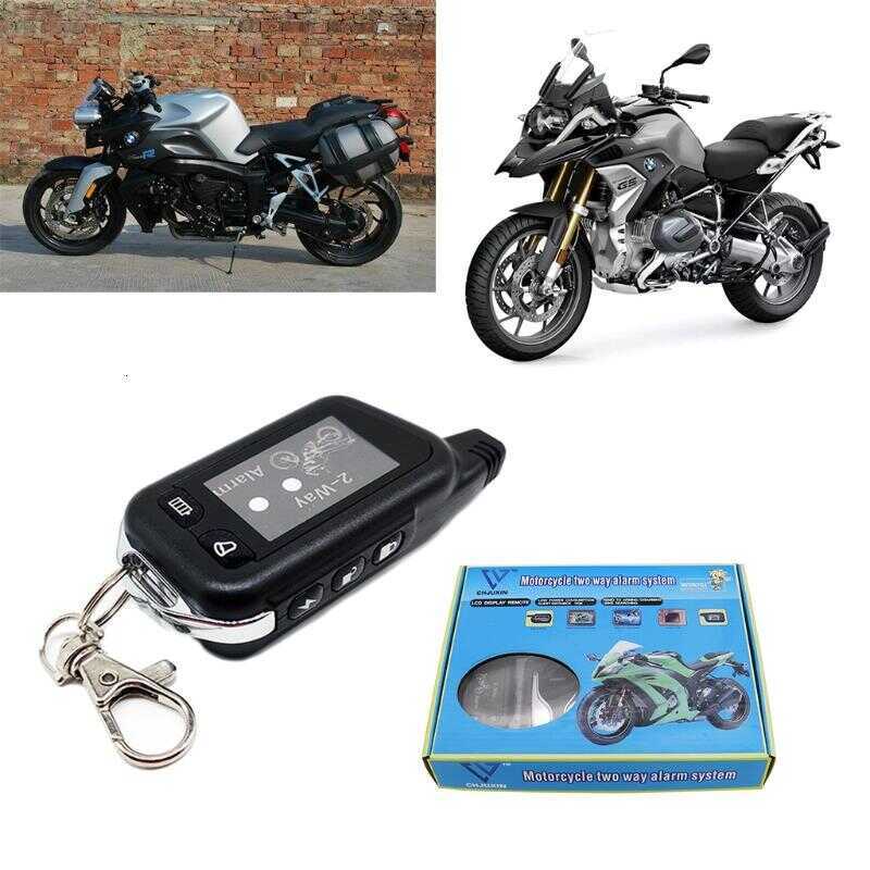 Two Motorcycle Way Alarm System With Remote Control Universal Motor 2 ...