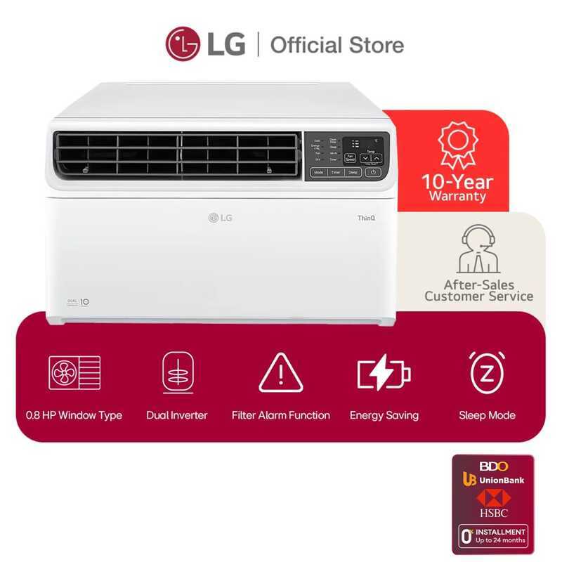 LG 0.8 HP Window Type Aircon Dual Inverter La080gc2 Bc1 | Shopee ...