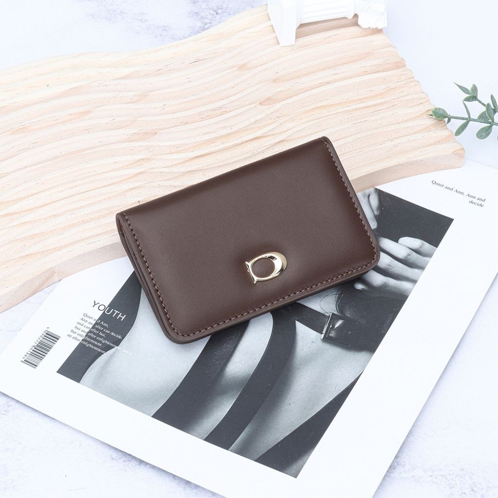 AW High-quality wallet foldable multi-functional ID card holder coin ...