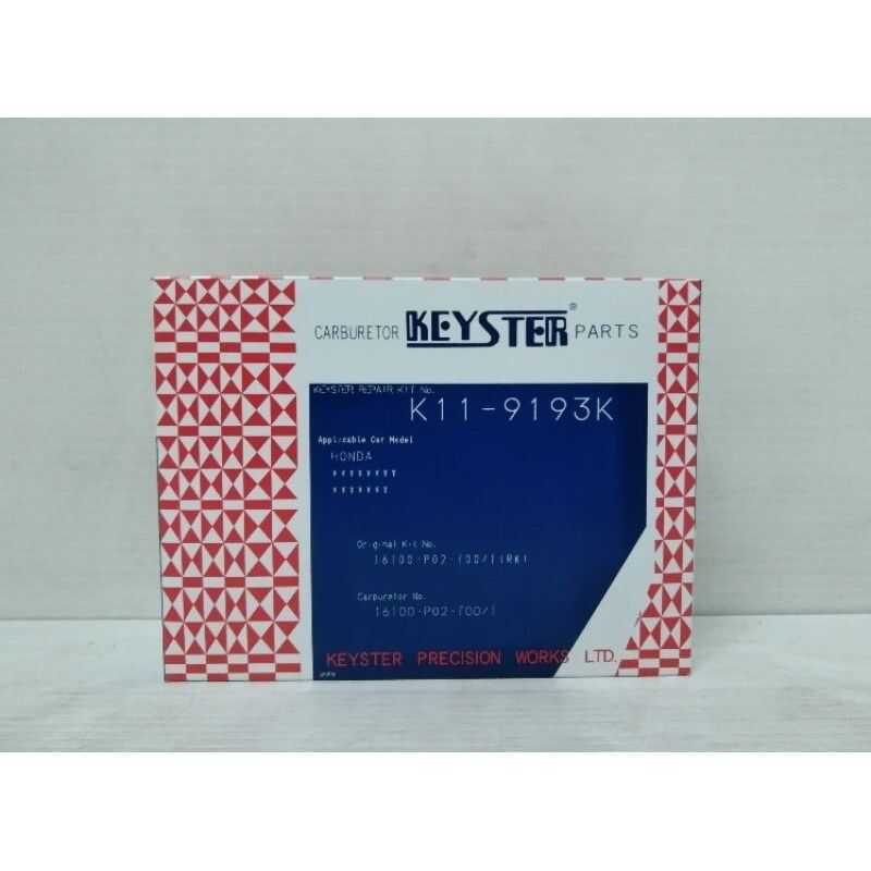 KEYSTER CARBURETOR REPAIR KIT HONDA CIVIC / CITY Ph12/Ph15 | Shopee ...