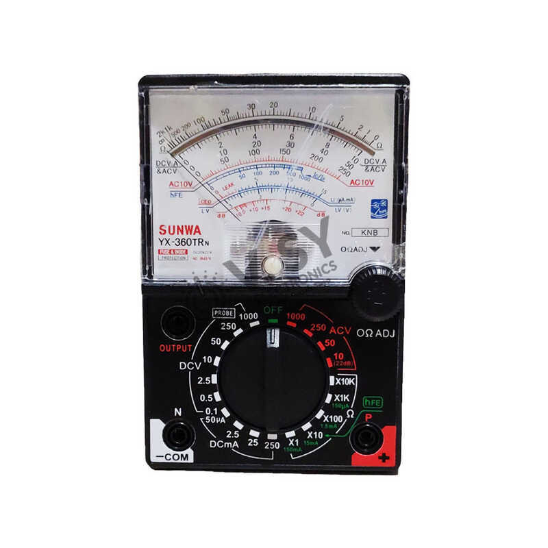 SUNWA Yx-360Trn Analog Multitester With Free Battery Multimeter Tester ...