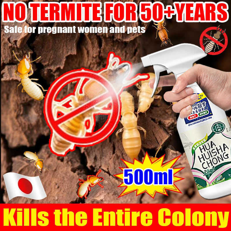 100% EffectiveHJ Termites 500ml Safe and Reliable, Harmless to Pregnant ...