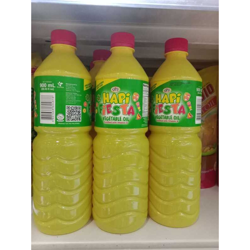 Ufc Hapi Fiesta Vegetable Oil Cholesterol Free 900Ml B83 | Shopee ...