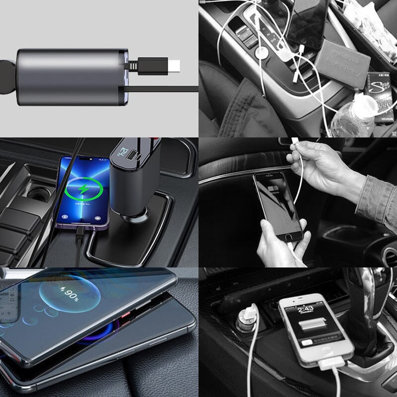 Car charger supports 120W super fast charging flash charging ...