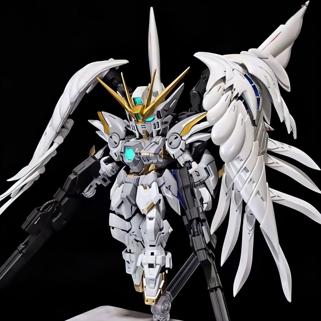 MGSD Snow White Engine Wing Gundam Zero EW - Painted Model, Lego ...