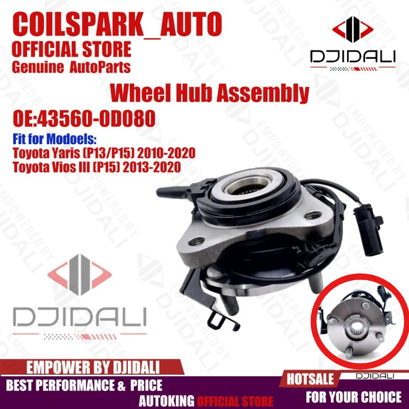 Wheel Hub Assembly 43560-0D080 for Toyota Yaris Vios 2010-2020 Front ...