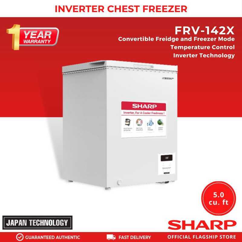 Sharp Frv-142X 5.0Cu.Ft Inverter Chest Freezer Xcc B18 | Shopee Philippines