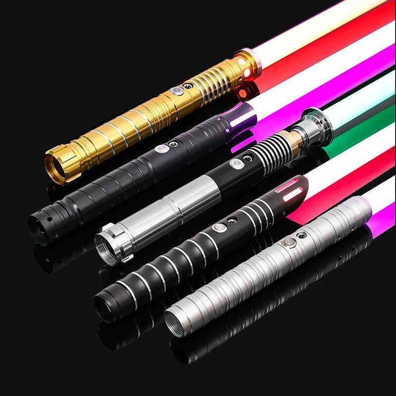 RGB Lightsaber Metal Laser Sword Rave Flashing Toy Espada Sabre Laser ...