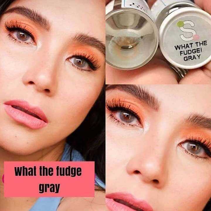 SPARKLE CONTACT LENS WHAT Gray, 14.5Mm Solotica,What THE FUDGE GRAY Ceb ...