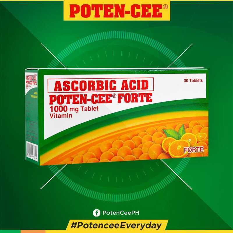 Poten Cee Forte Ascorbic Acid 1000 mg 30 Tablets 706 | Shopee Philippines