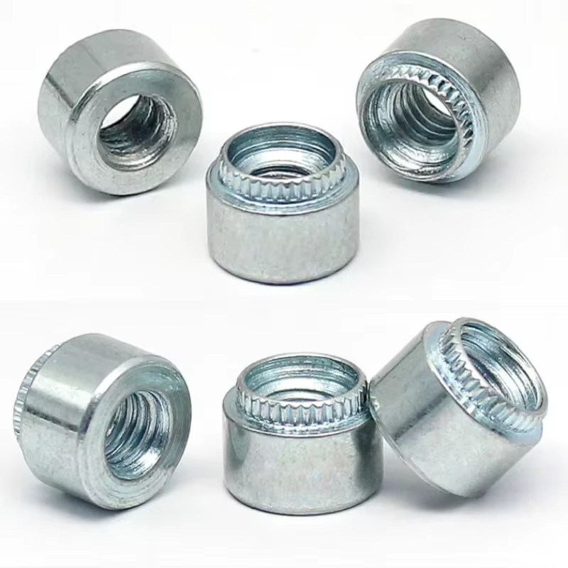 M3 M4 M5 M6 M8 M10 Galvanized Carbon Steel Riveting Nut Press Riveting ...