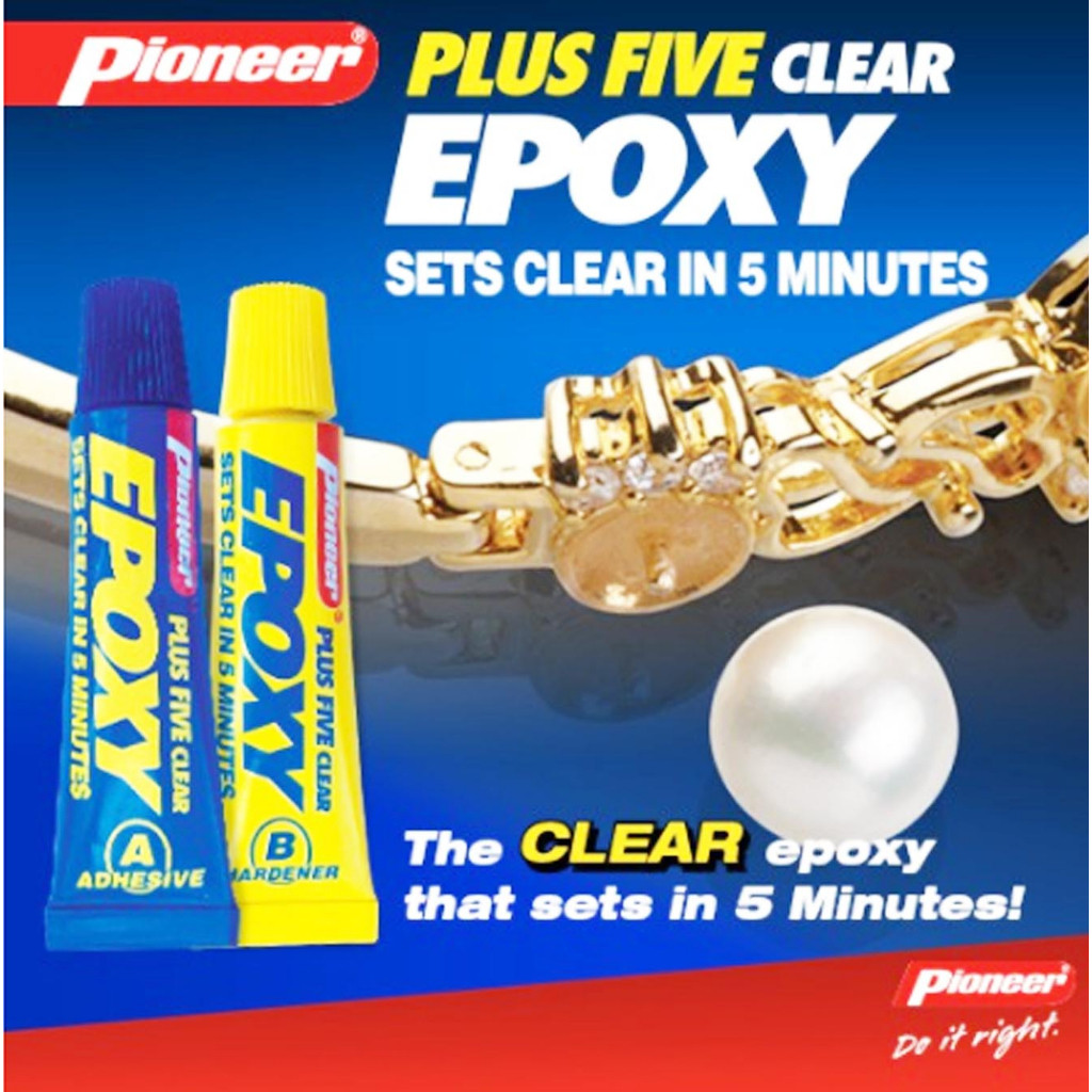 Wholesale Pioneer Epoxy Plus Five Clear 15g x 24pcs Per Box Set 5 ...