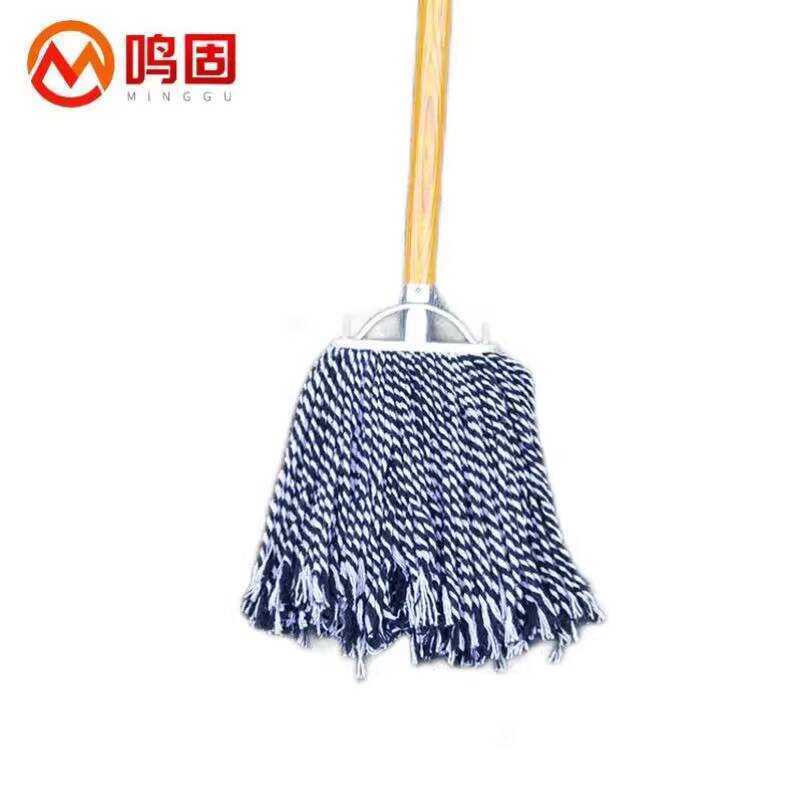 Minggu Flat Old Style Wooden Handle Cotton Thread Commercial Floor ...