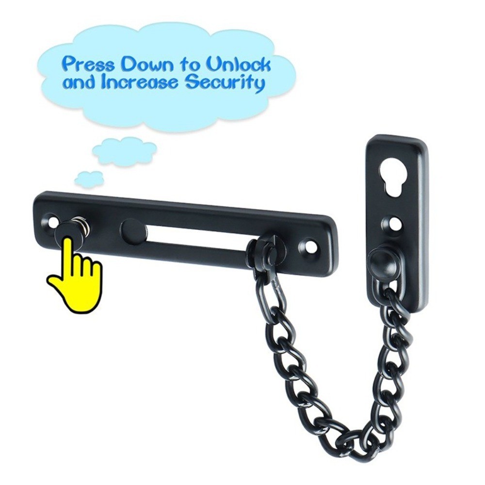Chain Door Guard Stainless Steel Chain Door Lock Safety Chain Lock Anti ...