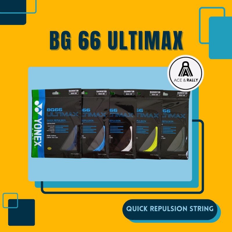 YONEX BG 66 Ultimax badminton string | Shopee Philippines