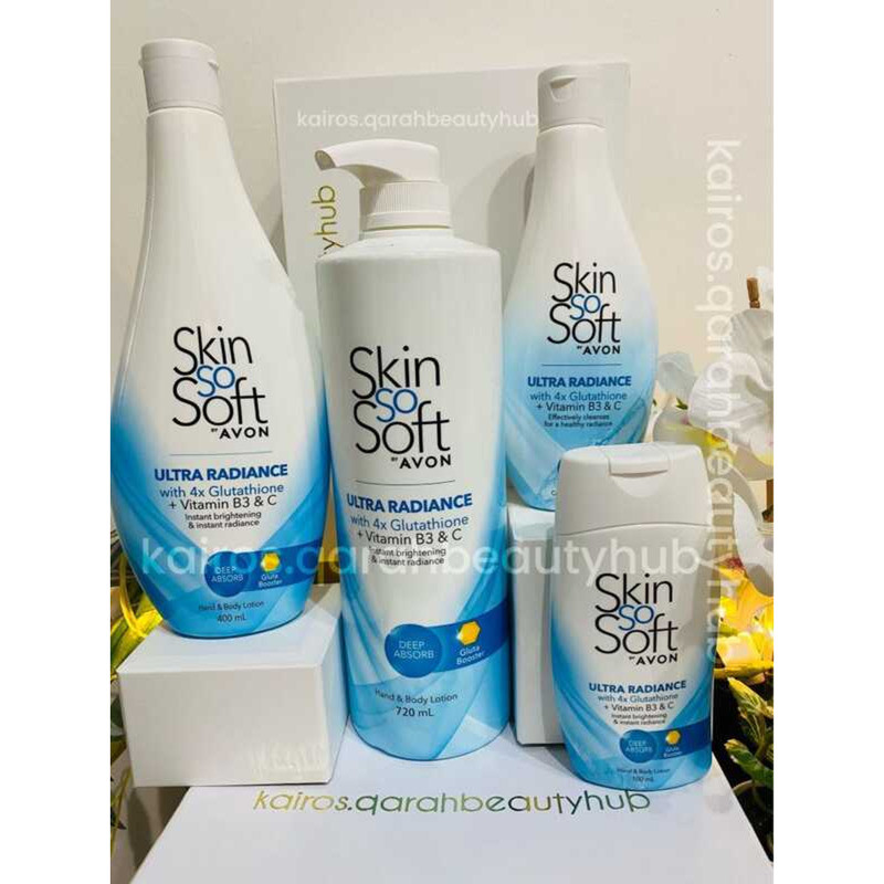 Avon SSS Skin So Soft Ultra Radiance Glutathione Hand Body Lotion 977 ...