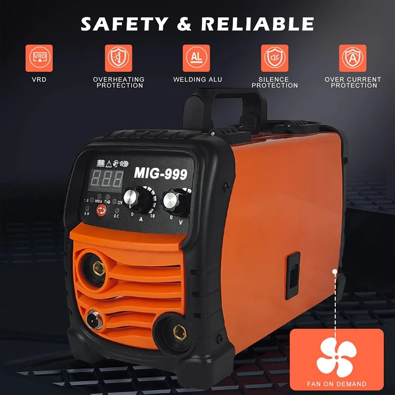 MIG Welding Machine 999amperes MIG TIG MMA Gasless Inverter Welding ...