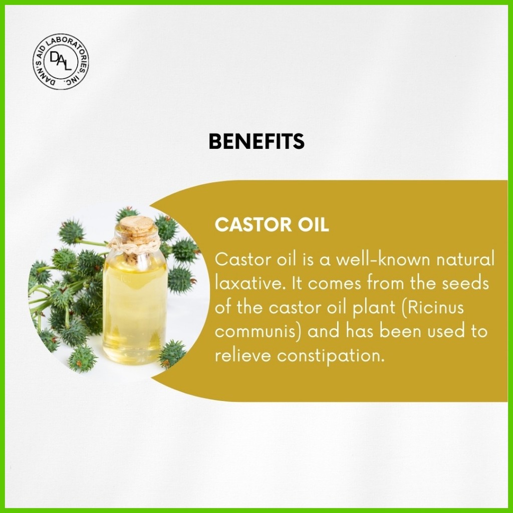 Danns Aid Castor Oil with Cinnamon Oil Laxative and Cathartic 60ml ...