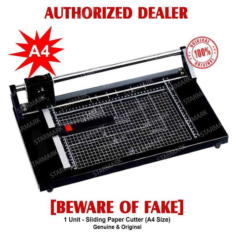 Quaff Sliding Paper Cutter A4 Papers Cutters Metal Base Heavy Duty ...