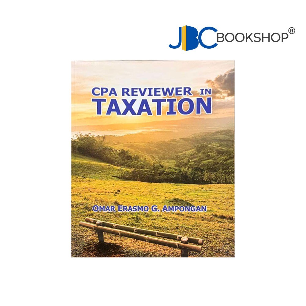 CPA Reviewer in Taxation by Omar Erasmo Ampongan | Shopee Philippines