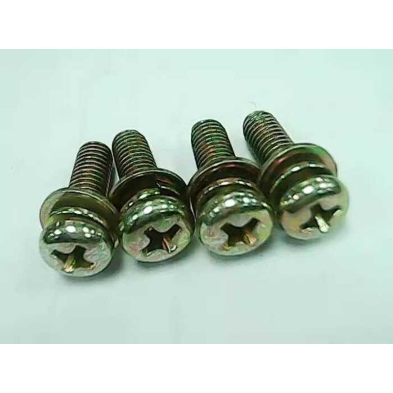 M3 Screws, Round Head Three Combination Screws M3*12*7 1000 pieces ...