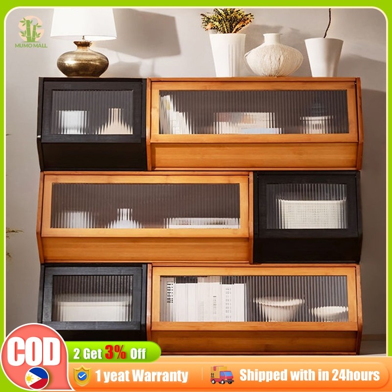 Storage Cabinet Home Bedroom Living Room Bookcase Can Be Stacked With ...