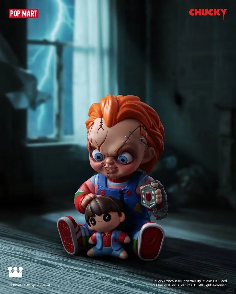 POPMART-- Halloween Chucky Doll Reborn Series Blind Box Figure | Shopee ...