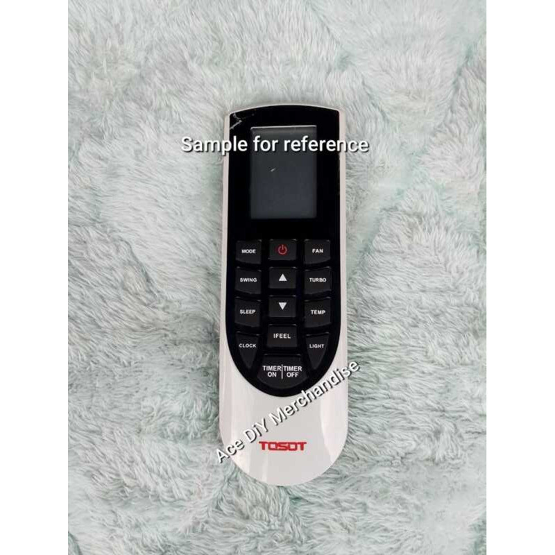 TOSOT GENUINE SPLIT TYPE AIRCON REMOTE 58b | Shopee Philippines